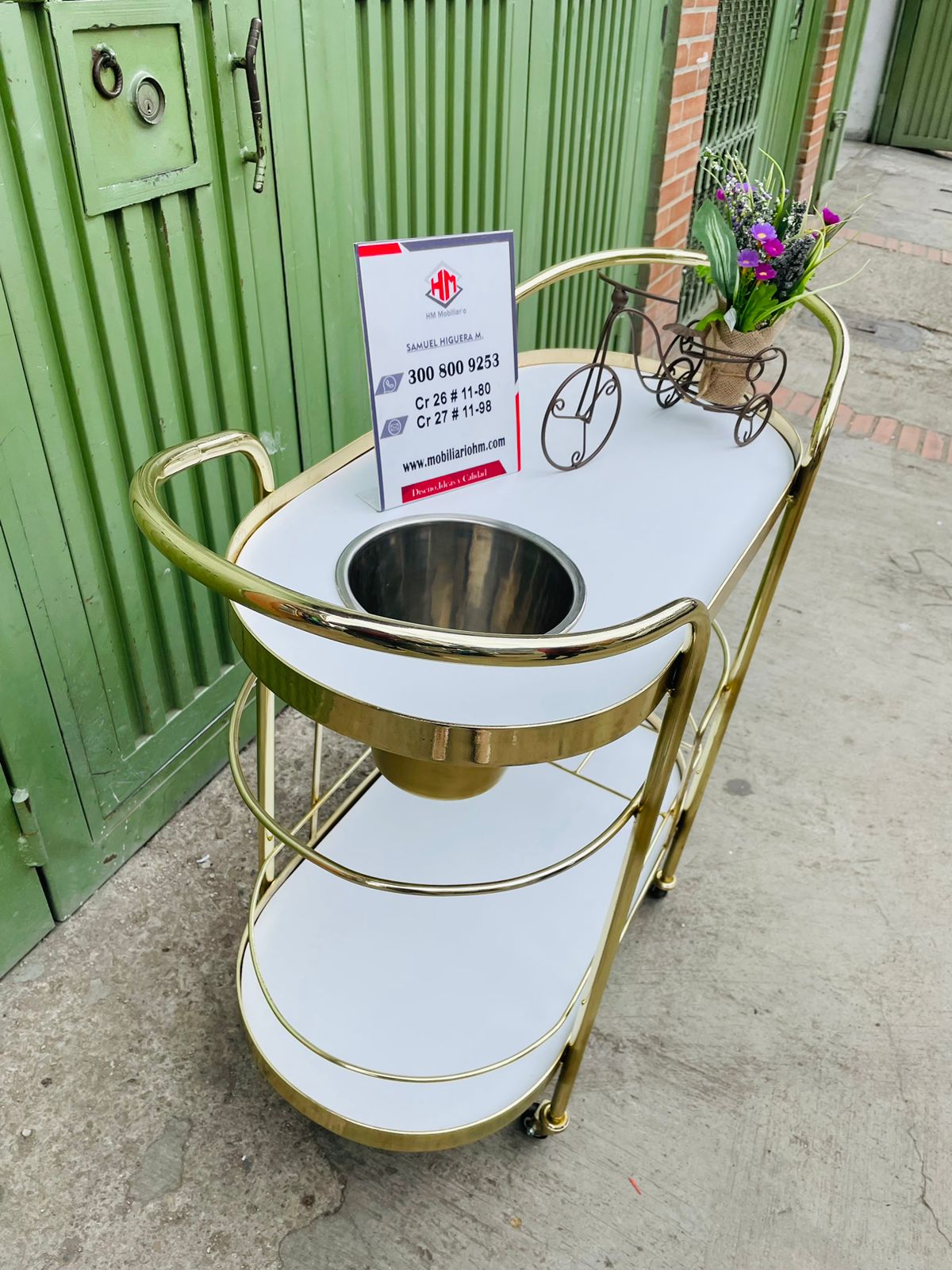 CARRO BAR WHISKY – HM MOBILIARIO